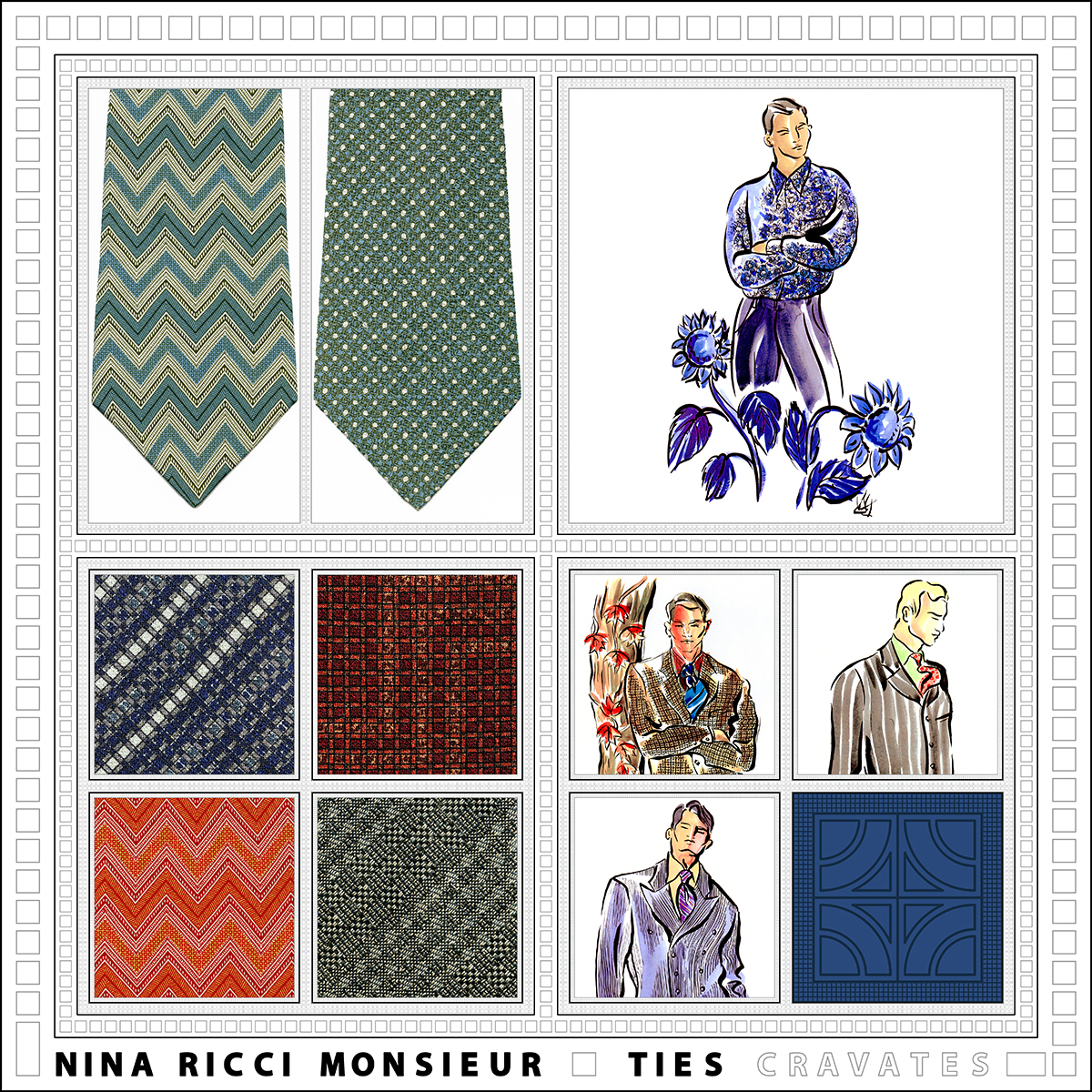 Nina Ricci Monsieur – Ties « jekl-moodboard